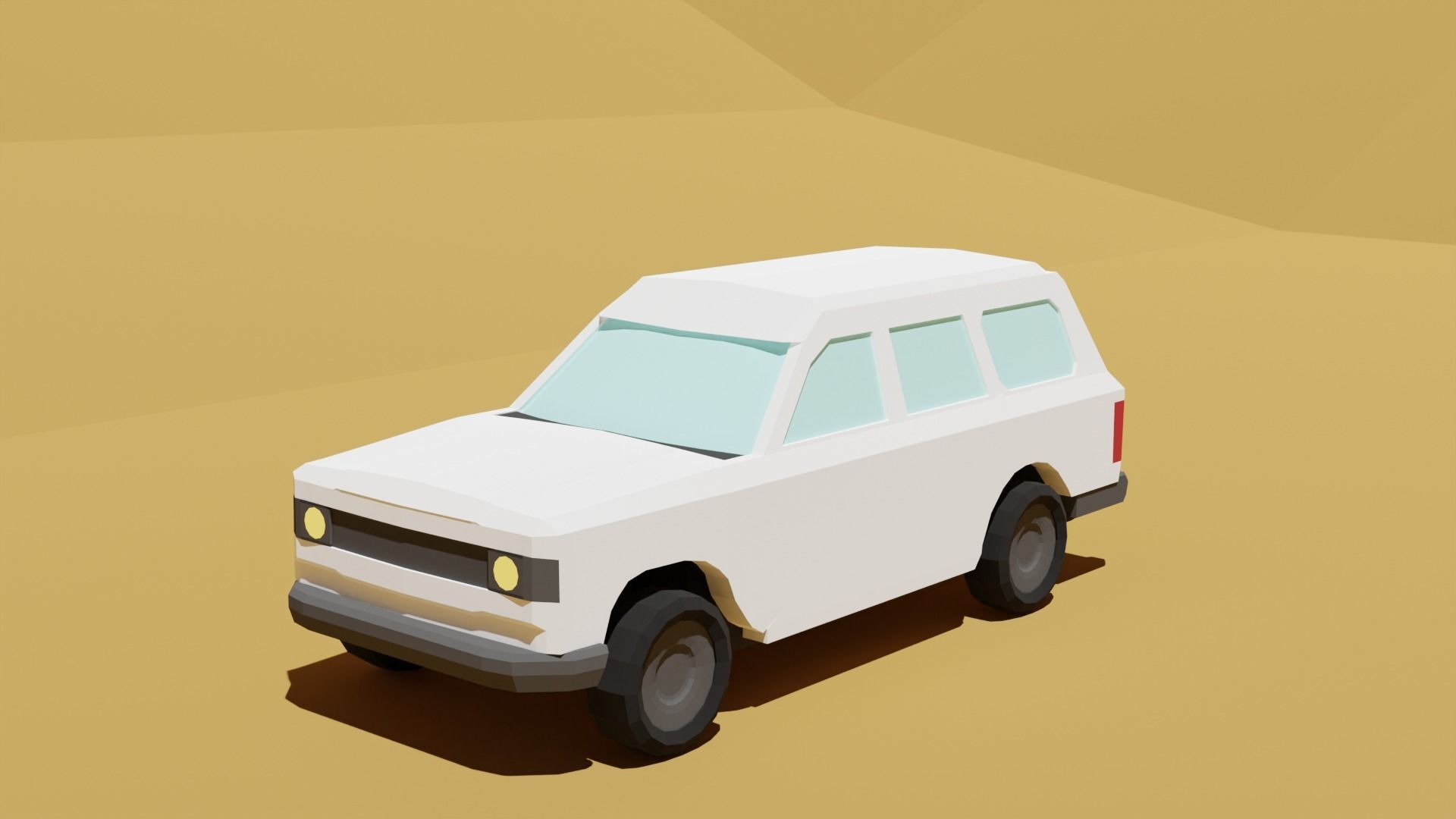3D model Low-Poly Modular Car - Cruiser Style VR / AR / low-poly | CGTrader