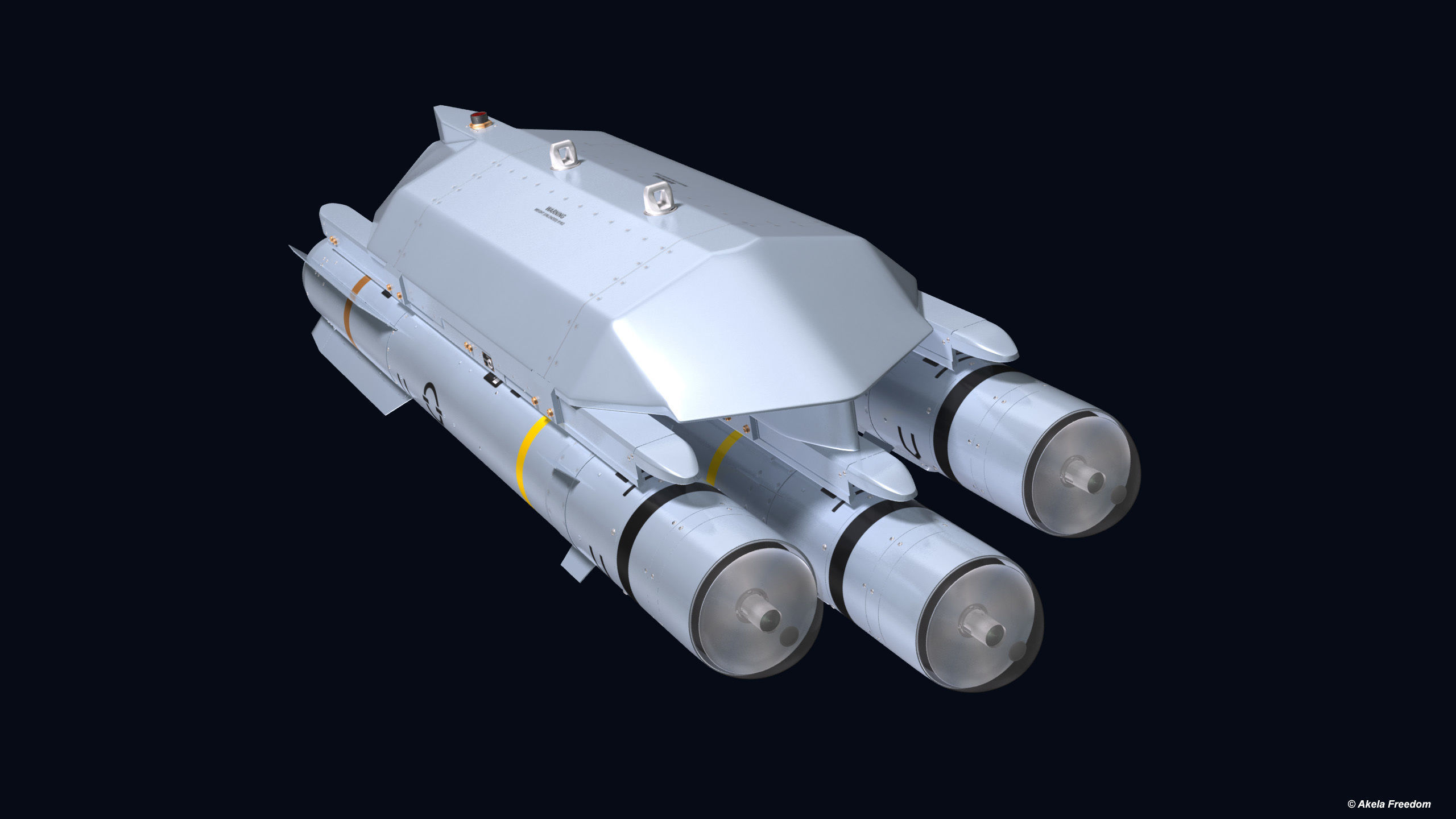Missile Launcher for Brimstone 3D model | CGTrader