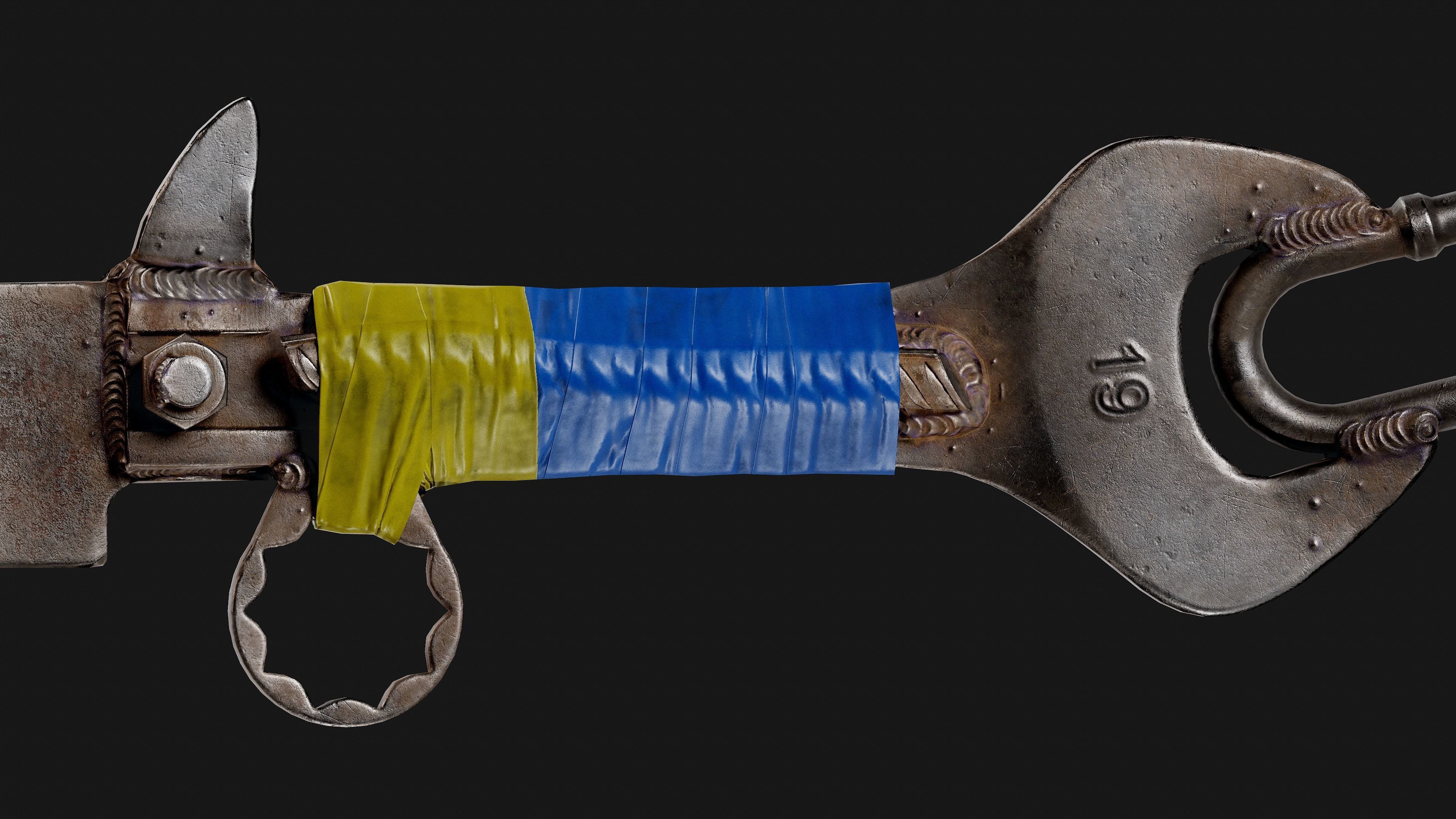 3D model Homemade knife Game-ready VR / AR / low-poly | CGTrader