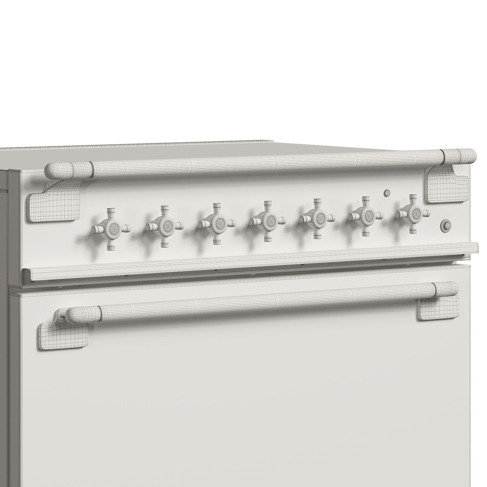 AGA Elise 36 Range 3D model | CGTrader