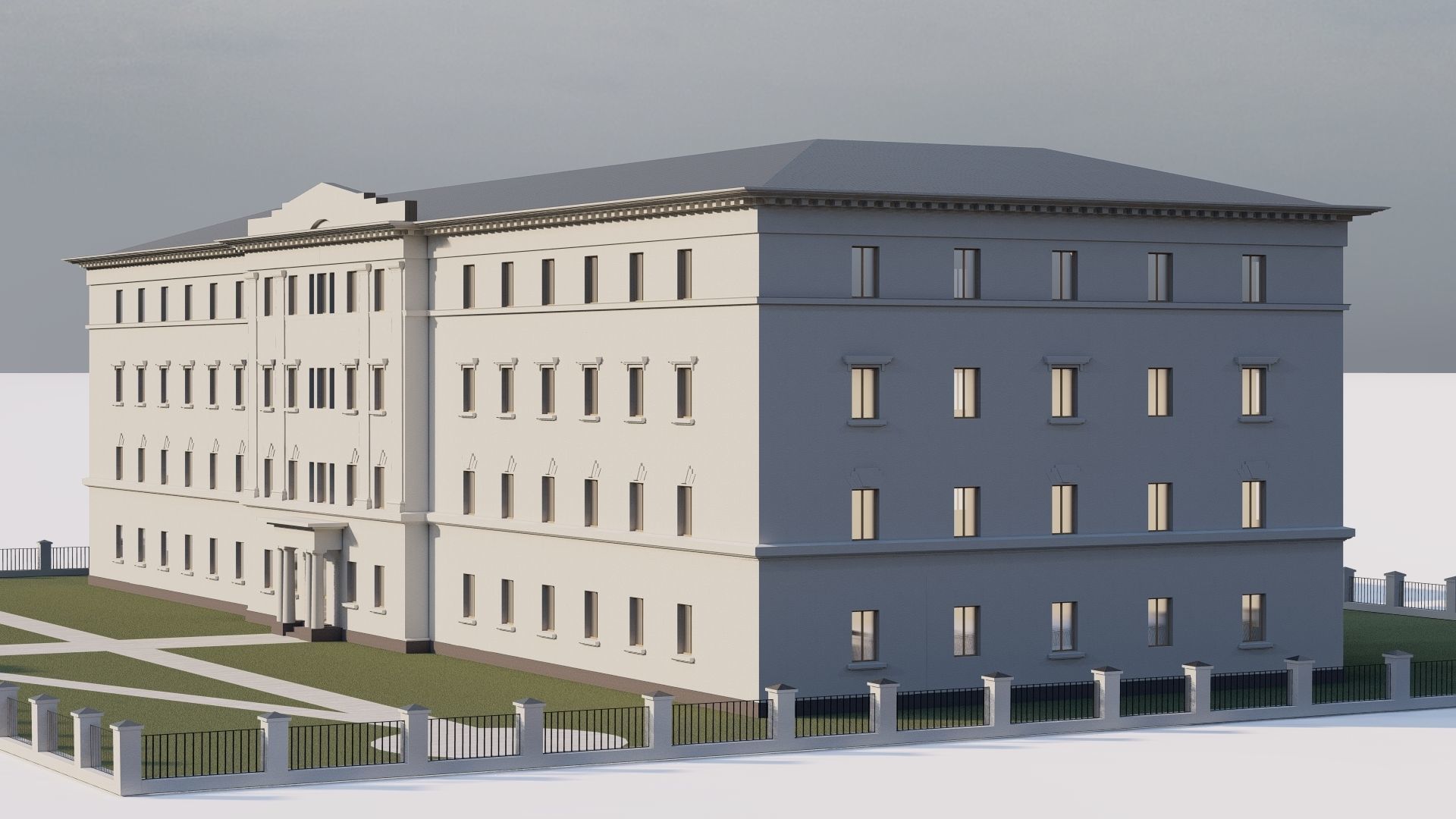 CLASSIC BUILDING 3D model | CGTrader