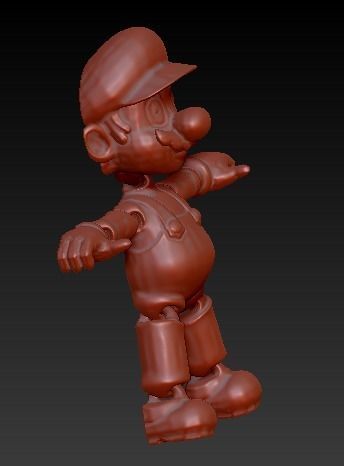 FLEXI MARIO BROSS 3D model 3D printable | CGTrader