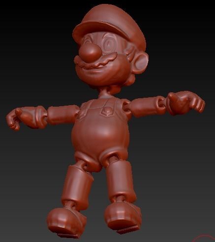 FLEXI MARIO BROSS 3D model 3D printable | CGTrader