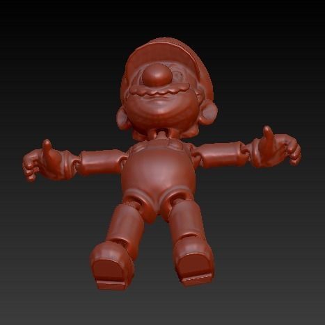 FLEXI MARIO BROSS 3D model 3D printable | CGTrader
