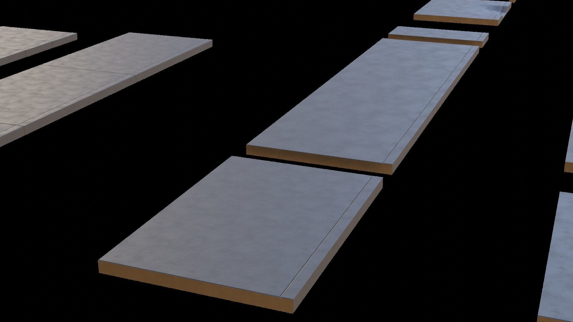 3D model Modular Sidewalks Setbuild Pack VR / AR / low-poly | CGTrader