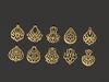 Pendants frames Pack light models 3D model 3D printable | CGTrader