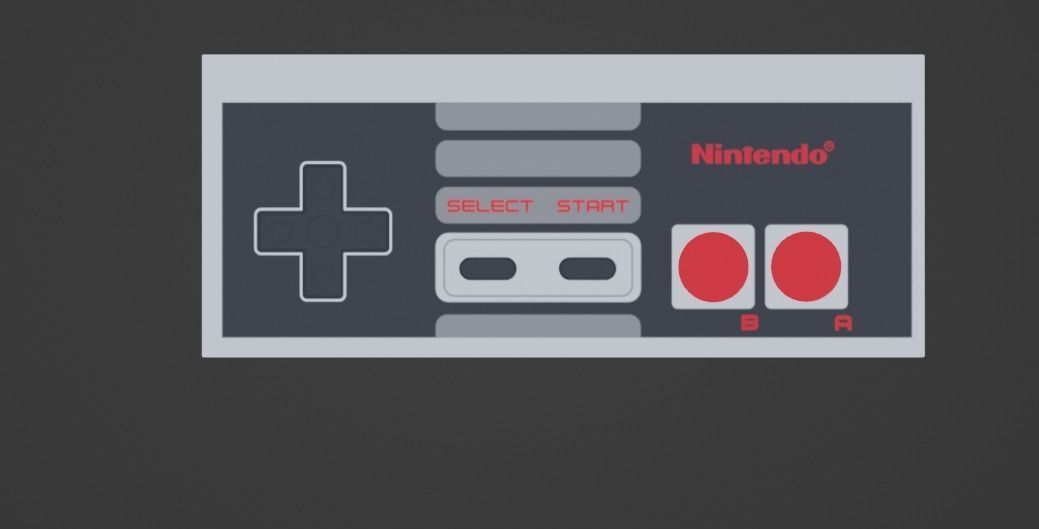 Nintendo Nes controller free 3D model | CGTrader