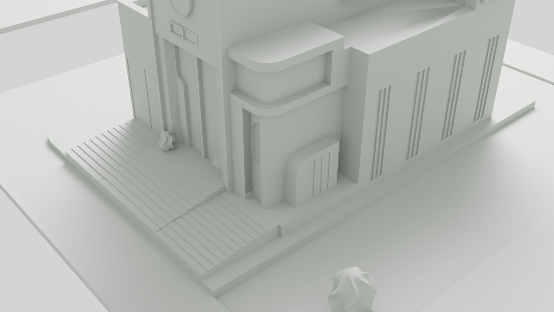 Cartoon Buildings Church Beautiful and lovely church models 3D model ...