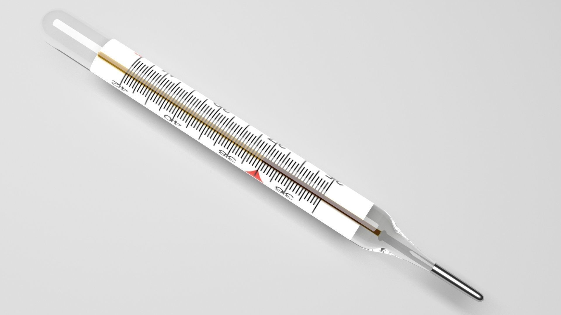 Thermometer 3D model | CGTrader