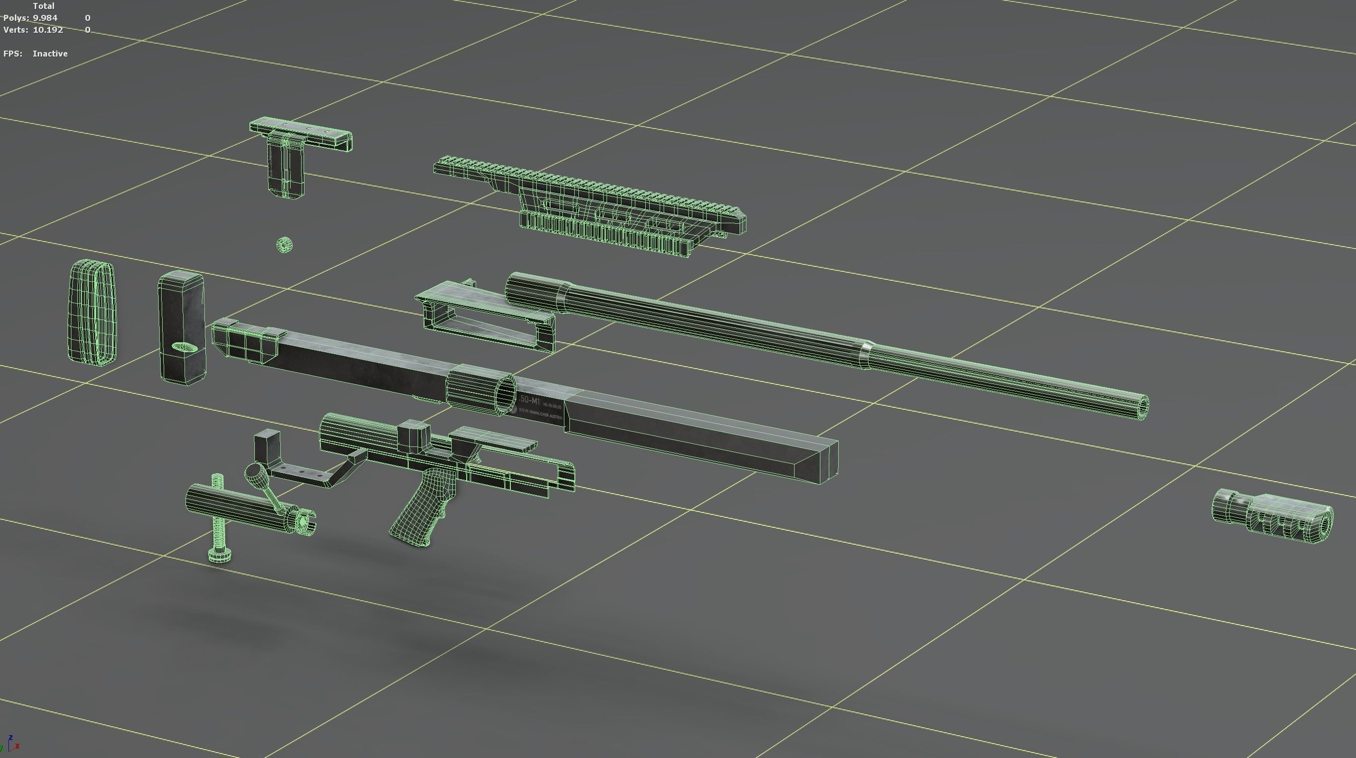 3D model Steyr HS 50 M1 - The ultimate long range hitter VR / AR / low-poly | CGTrader