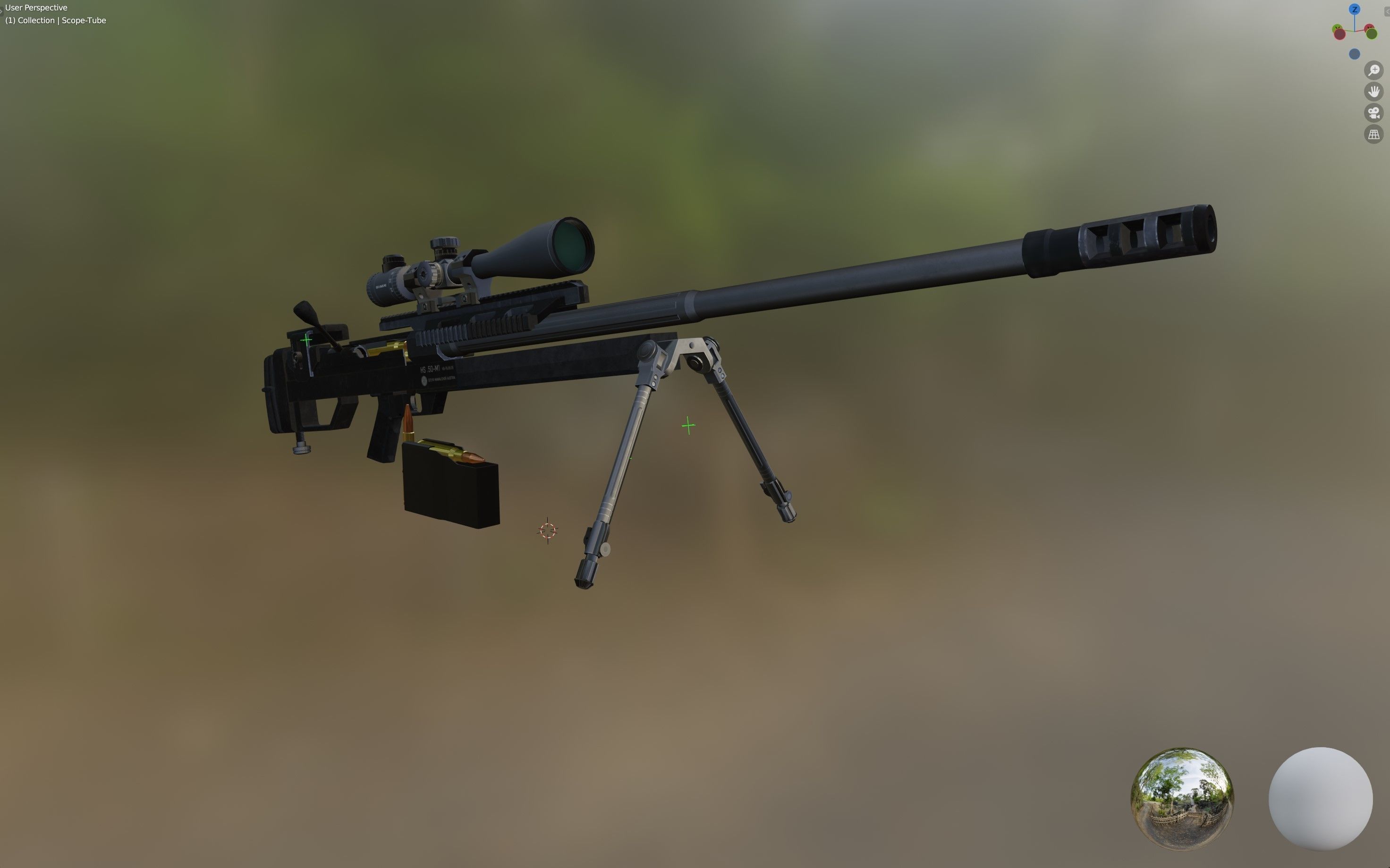 3D model Steyr HS 50 M1 - The ultimate long range hitter VR / AR / low-poly | CGTrader