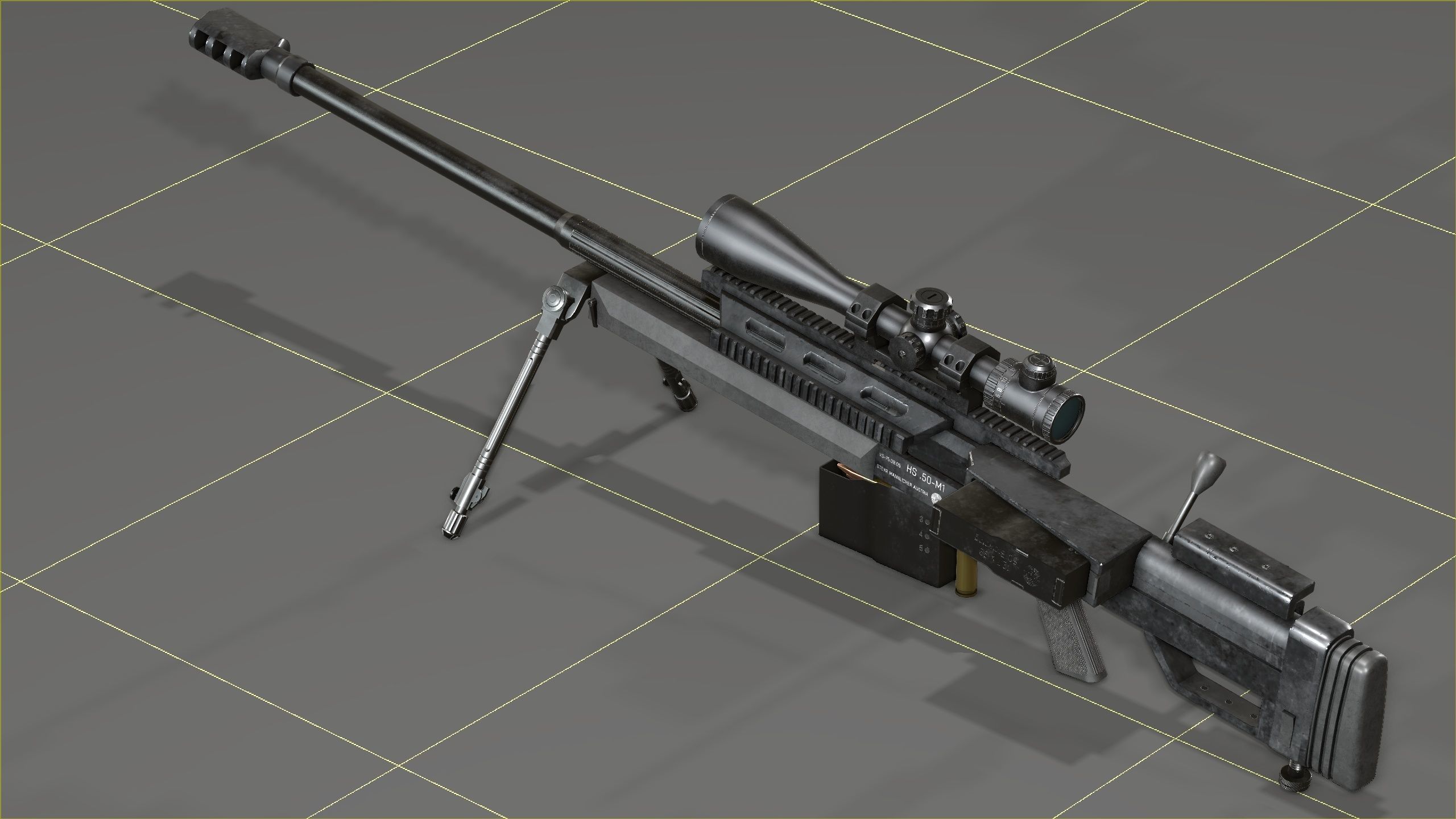 3D model Steyr HS 50 M1 - The ultimate long range hitter VR / AR / low-poly | CGTrader