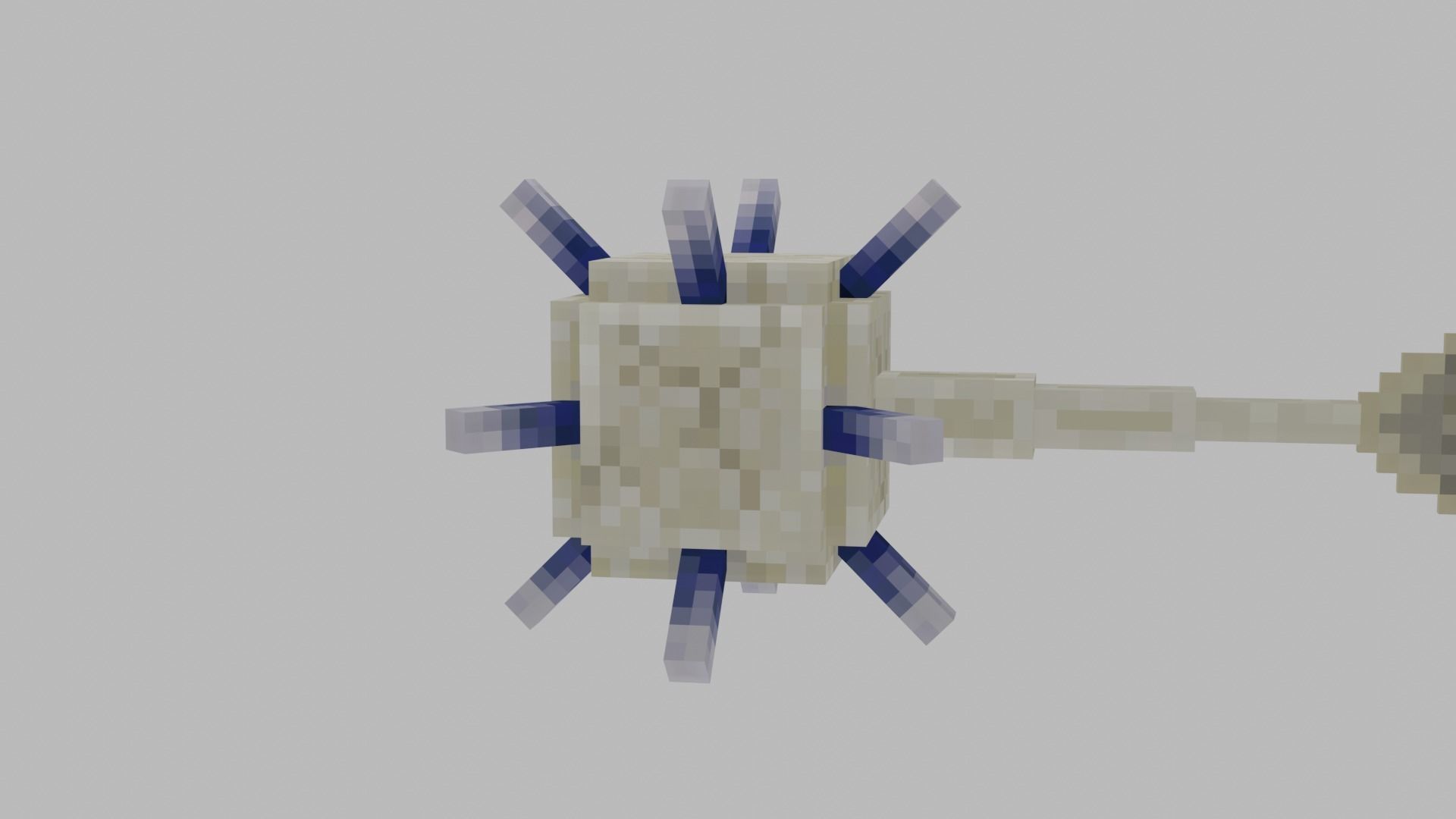 3D model Minecraft Guardian VR / AR / low-poly | CGTrader