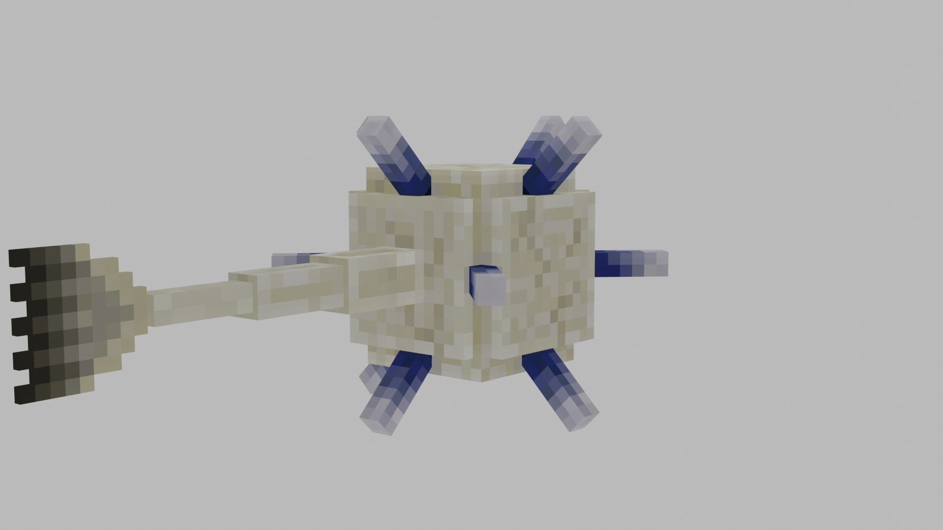 3D model Minecraft Guardian VR / AR / low-poly | CGTrader