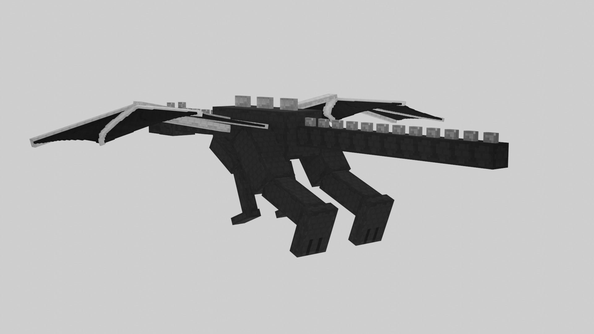 3D model Minecraft Ender Dragon Rigged VR / AR / low-poly | CGTrader