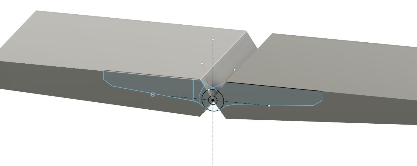 Wing hinges two options for UAV models 3D model 3D printable | CGTrader