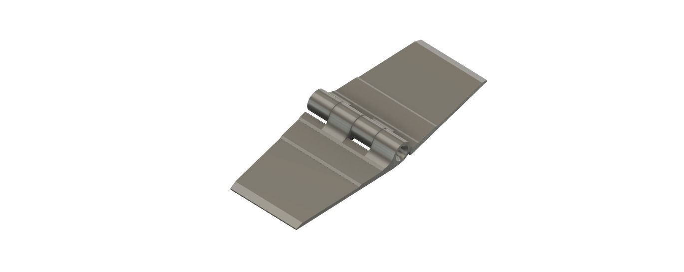 Wing hinges two options for UAV models 3D model 3D printable | CGTrader