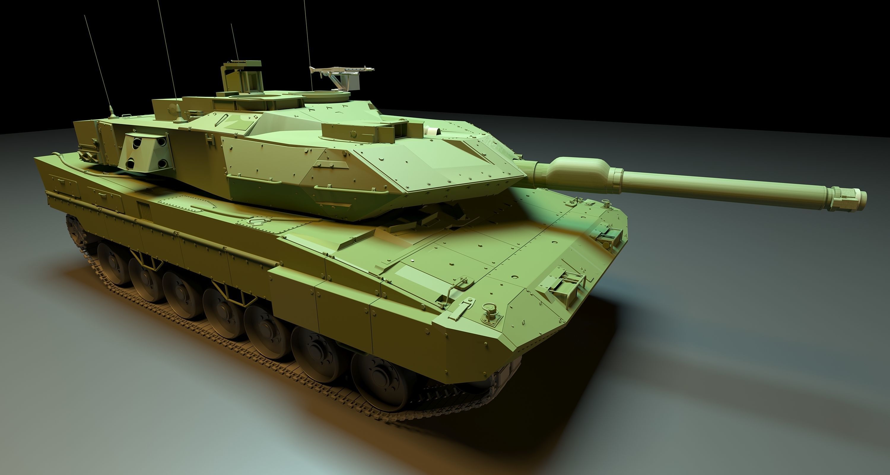 Tank strv 122 3D model | CGTrader