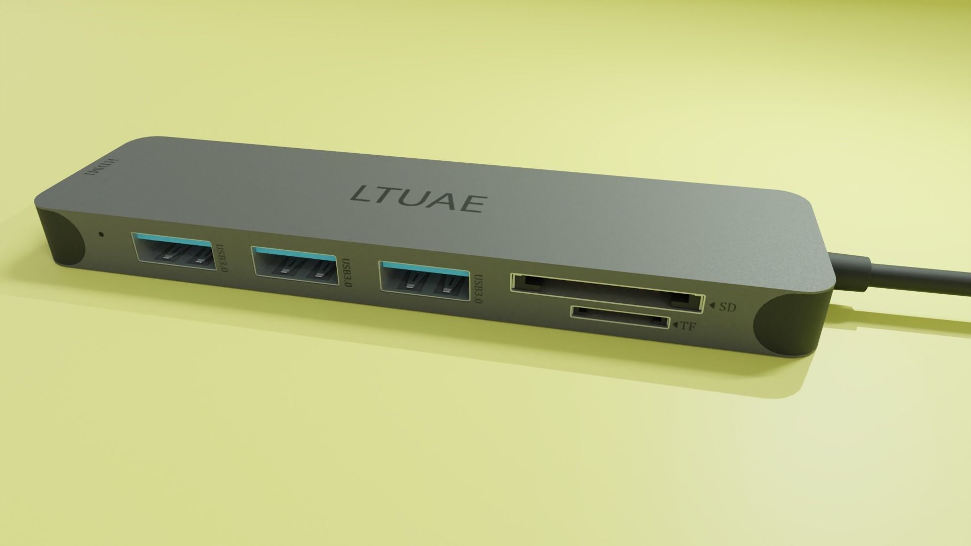 USB - Type-C Hub Pro 3D model | CGTrader