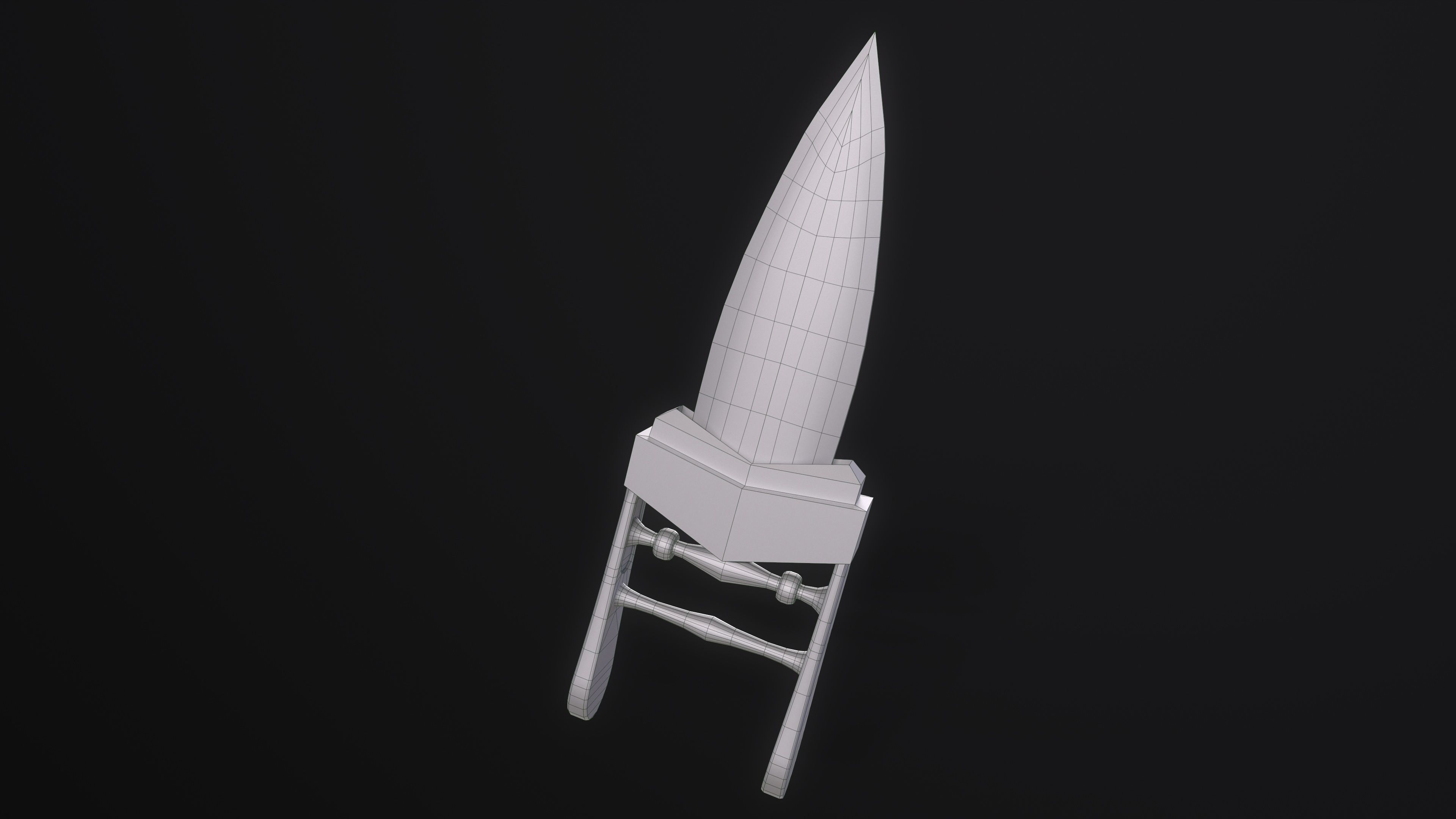 3D model Scissor Katar - An Indian Push-Dagger VR / AR / low-poly ...