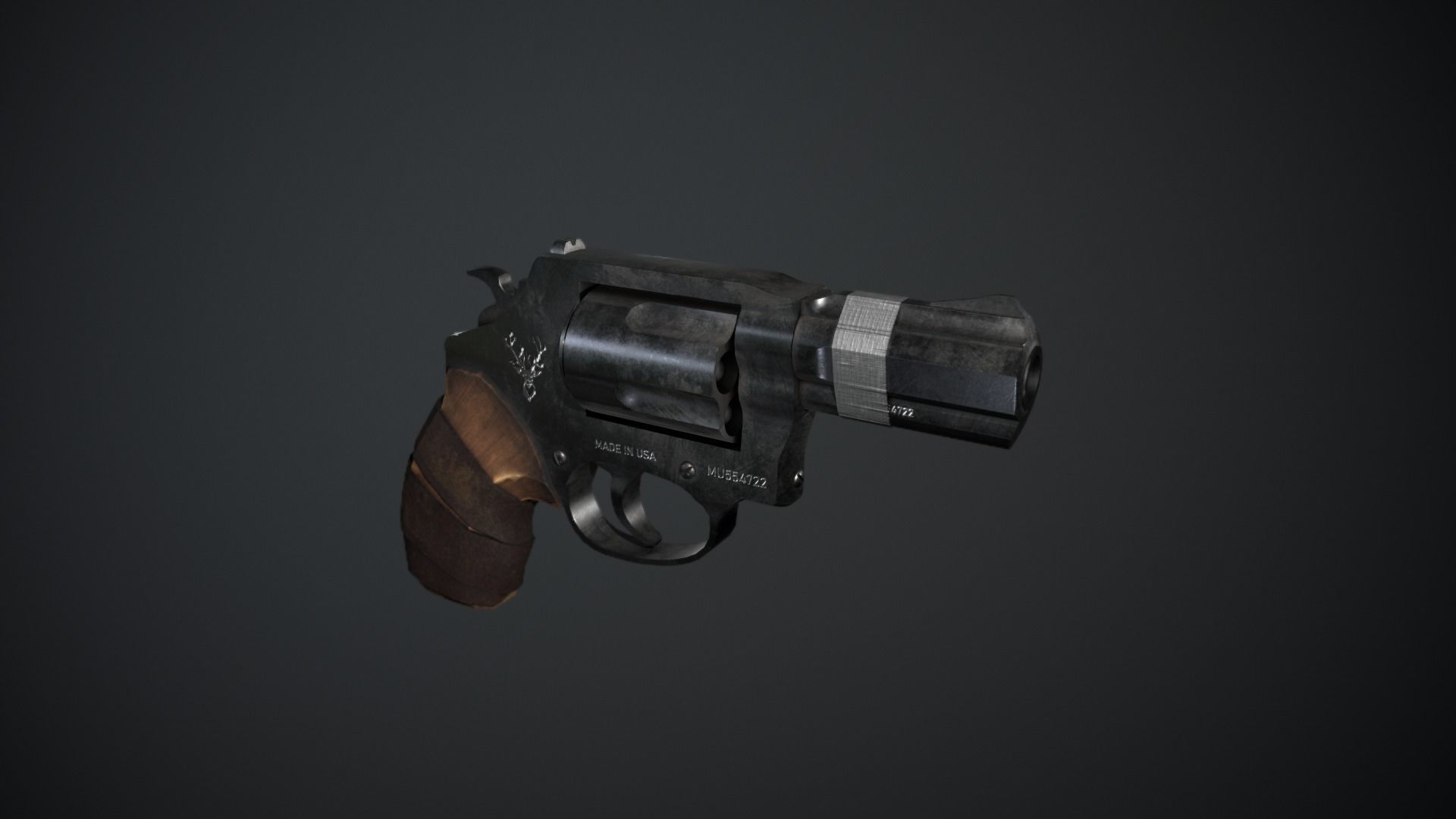 3D model Revolver VR / AR / low-poly | CGTrader