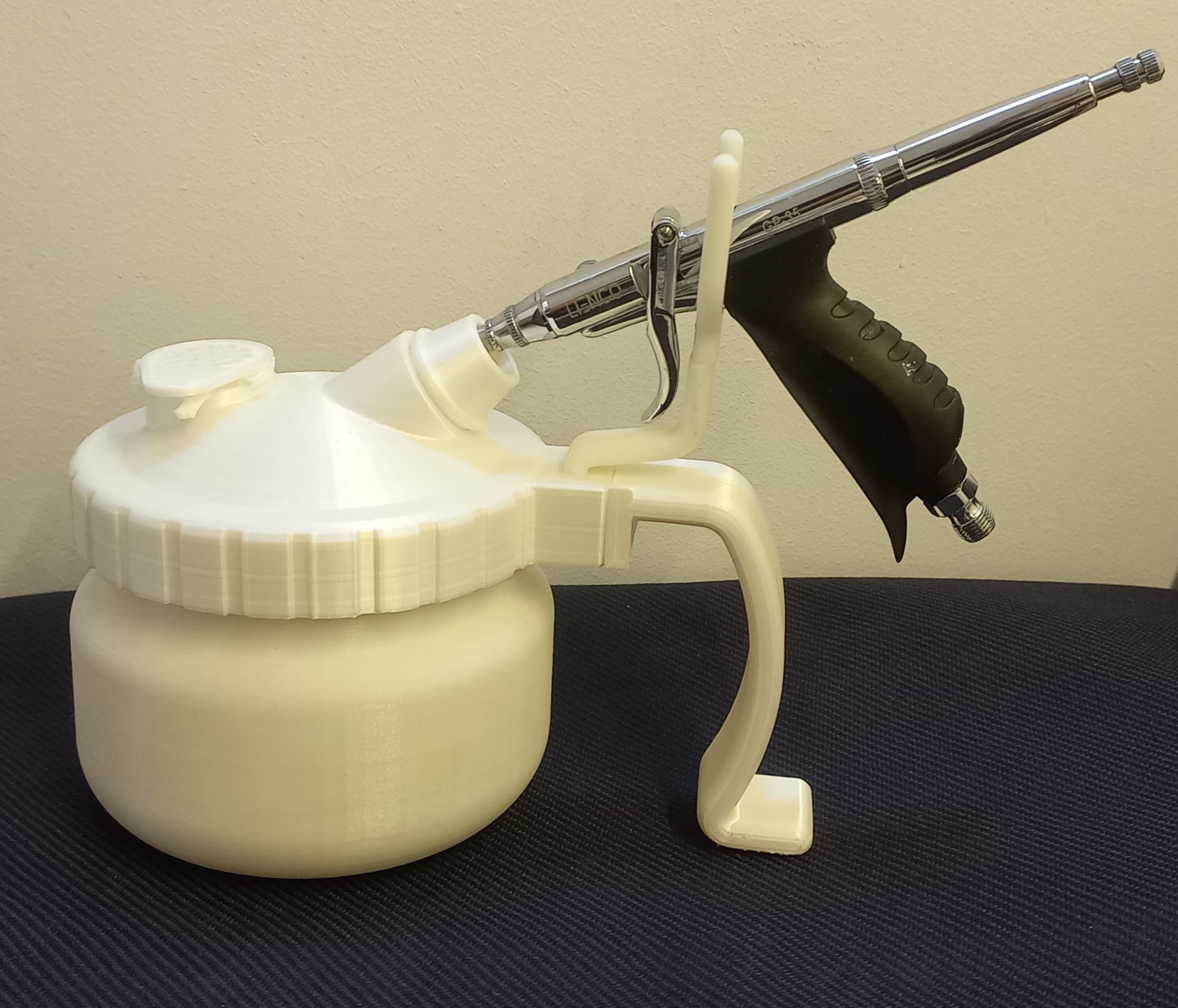 Airbrush Pot Cleaner 3D model 3D printable | CGTrader