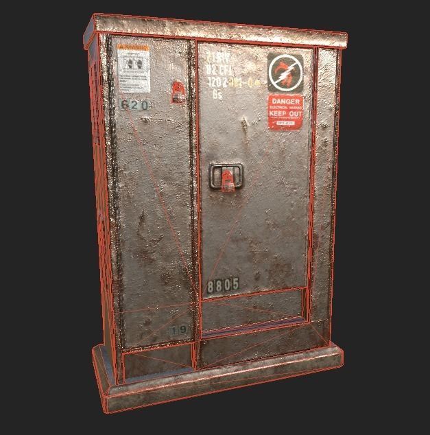 3D model PowerBox PBR VR / AR / low-poly | CGTrader