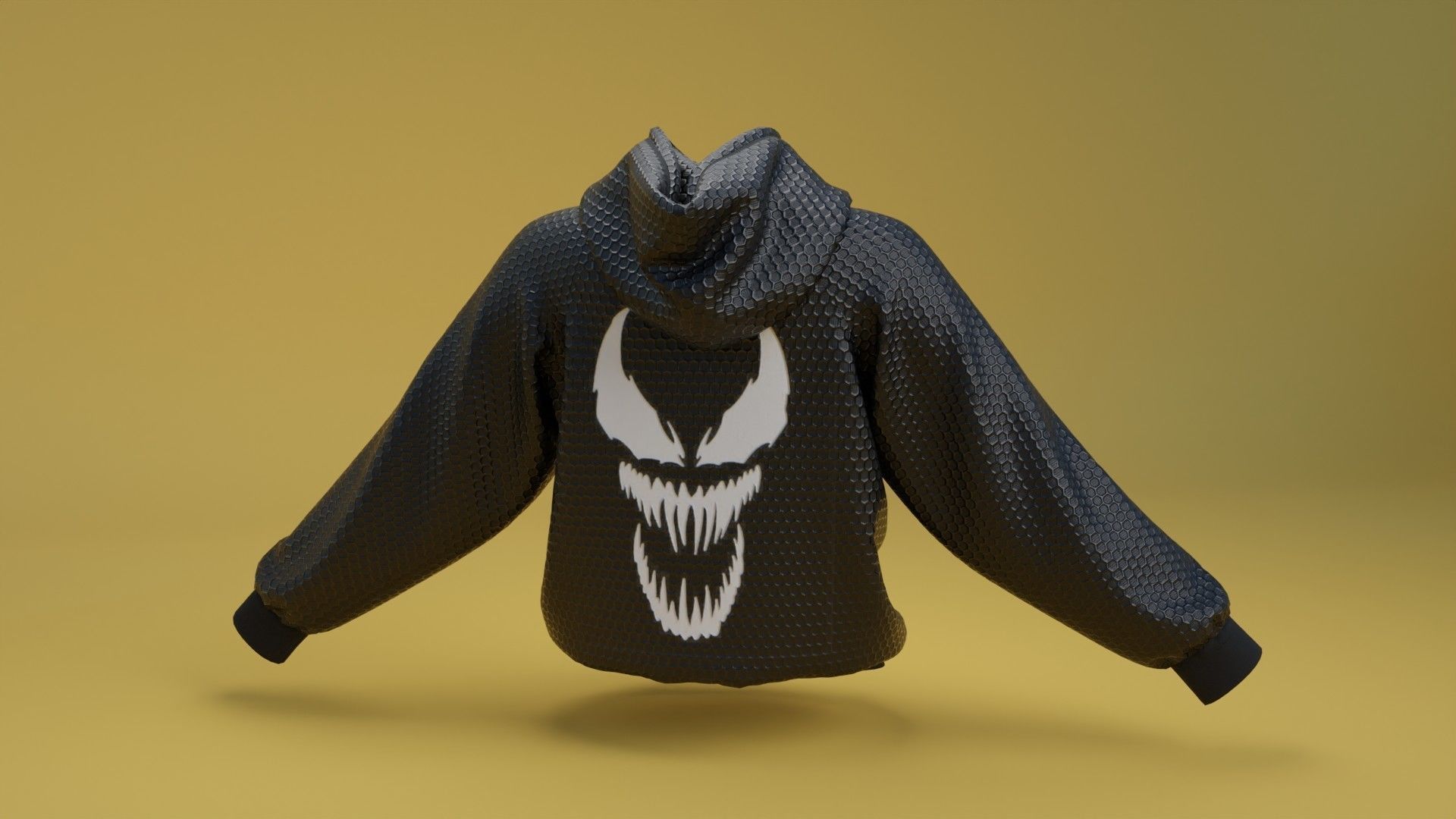 3D model Venom Hoodie VR / AR / low-poly | CGTrader