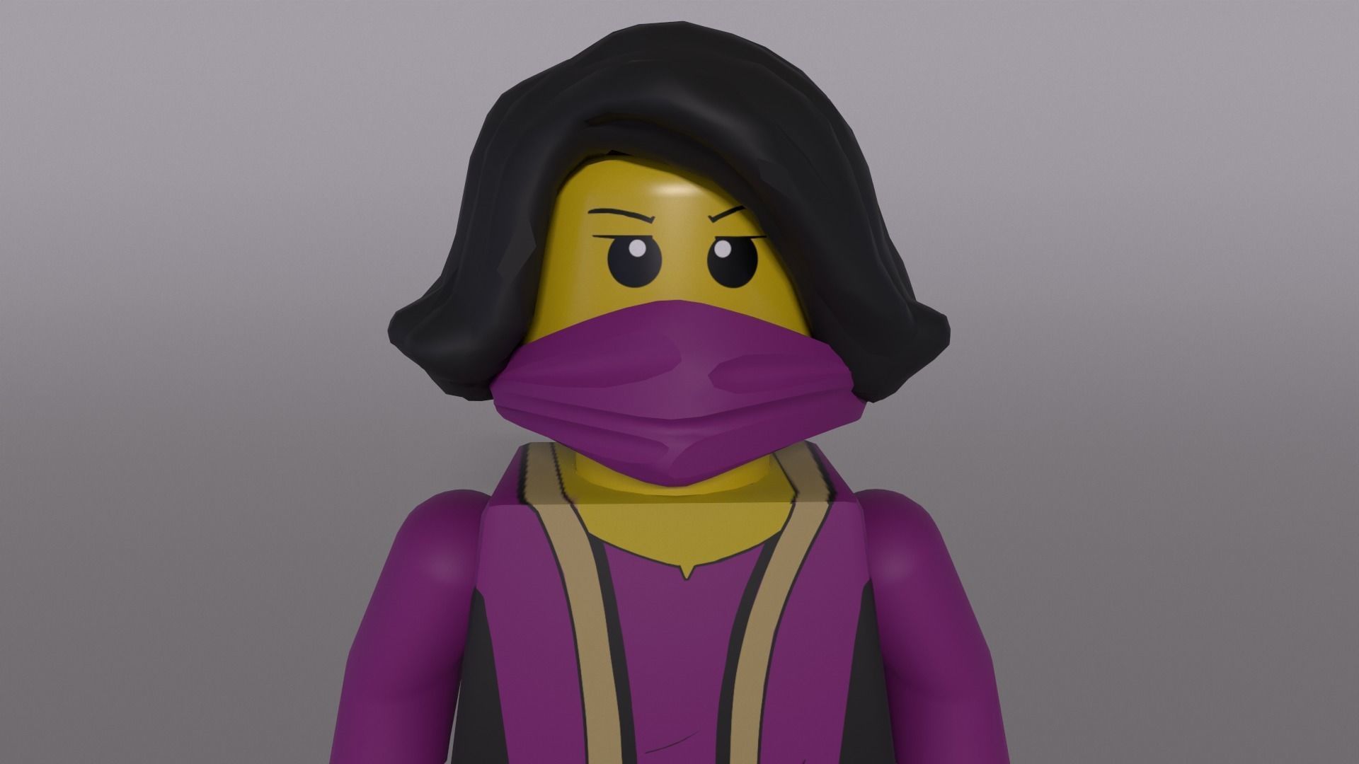 3D model Pink Roblox Ninja VR / AR / low-poly | CGTrader