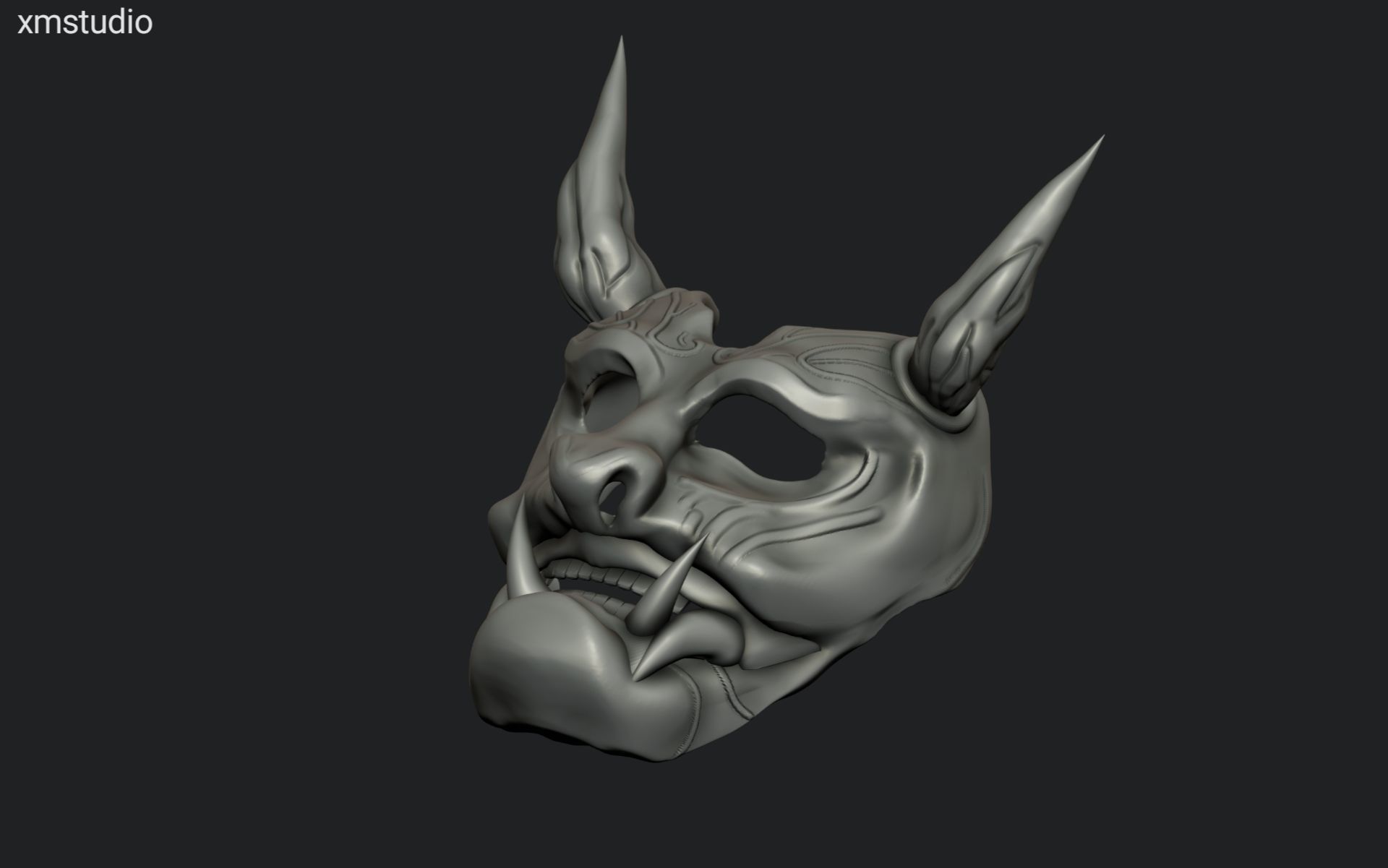 3D model Oni mask Japan models VR / AR / low-poly | CGTrader