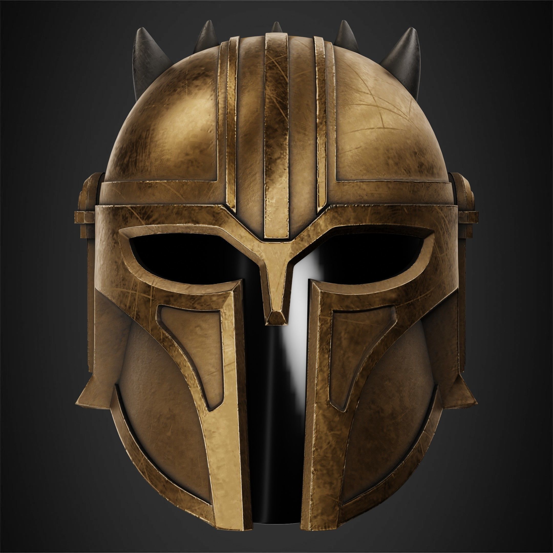 The Mandalorian Armorer Helmet for Cosplay 3D model 3D printable | CGTrader
