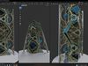 3D model fractal column game ready VR / AR / low-poly | CGTrader