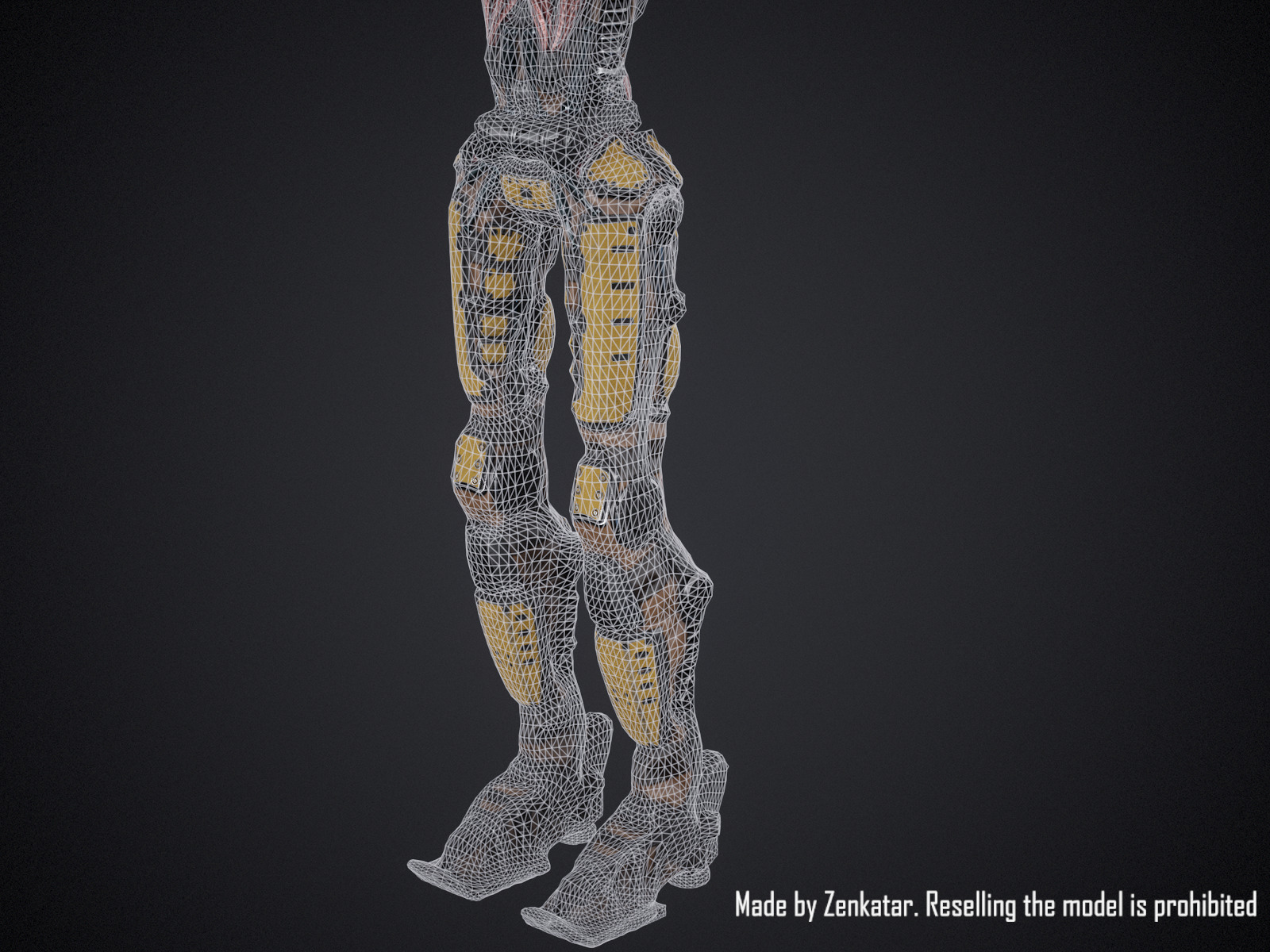 3D model Robot character rigged gameready droid Unity Unreal Engine VR ...