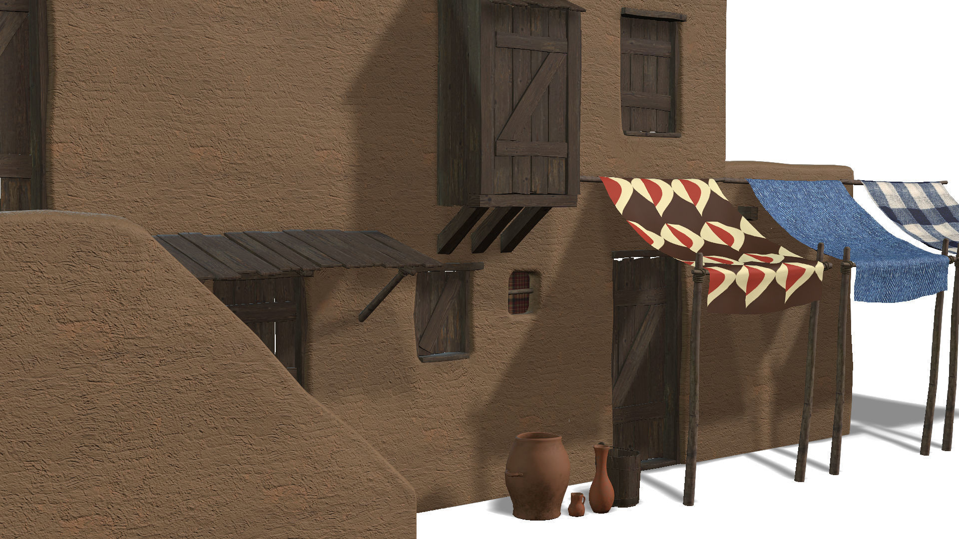 3D model Desert 3D wall assets VR / AR / low-poly | CGTrader