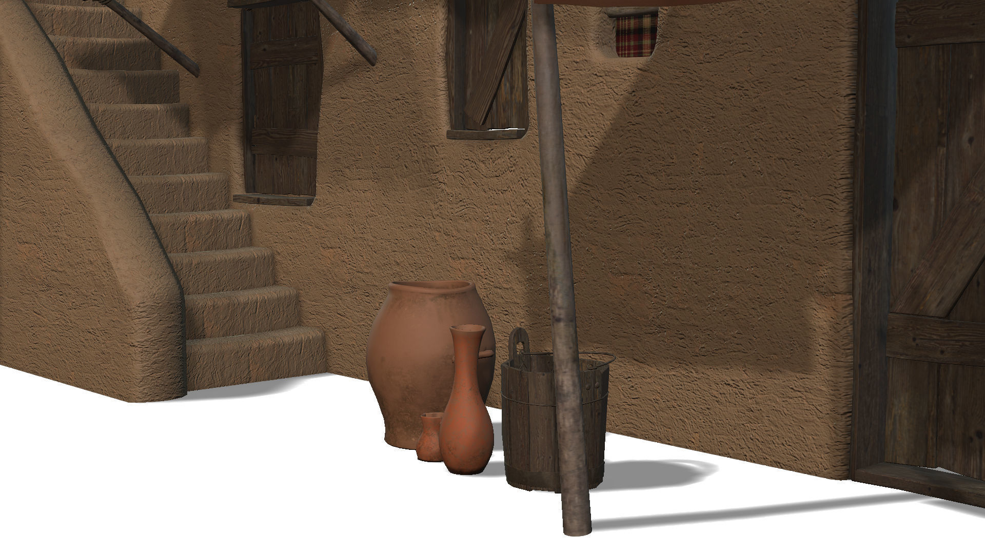 3D model Desert 3D wall assets VR / AR / low-poly | CGTrader