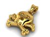 Skull and Bones Puffy Pendant 3D Model 3D model 3D printable | CGTrader