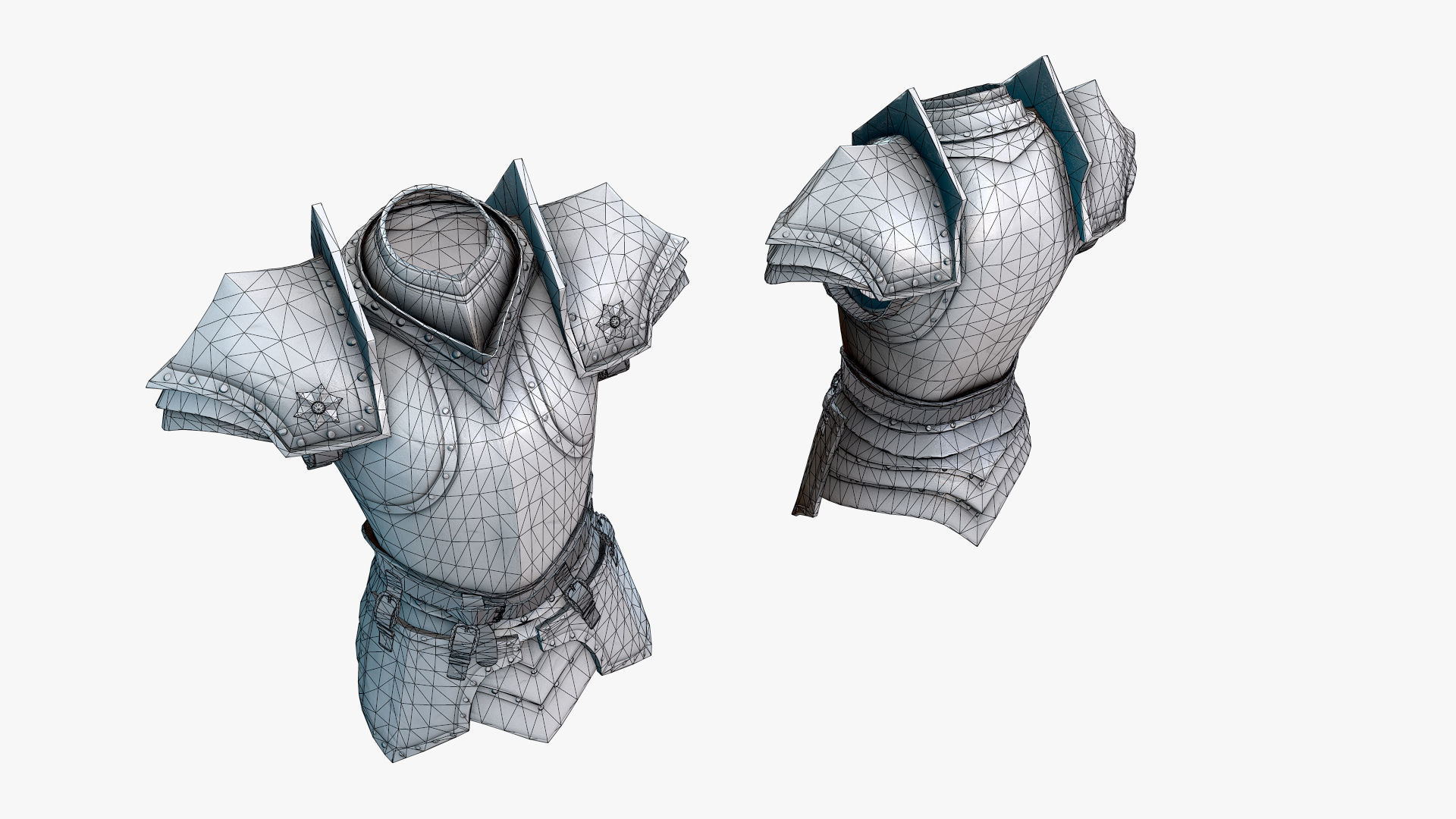 3D model Medieval Armor VR / AR / low-poly | CGTrader