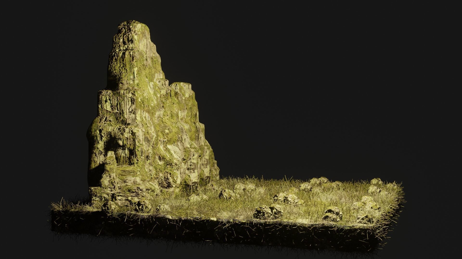 3D Realistic Aerial Rocks 3D model | CGTrader