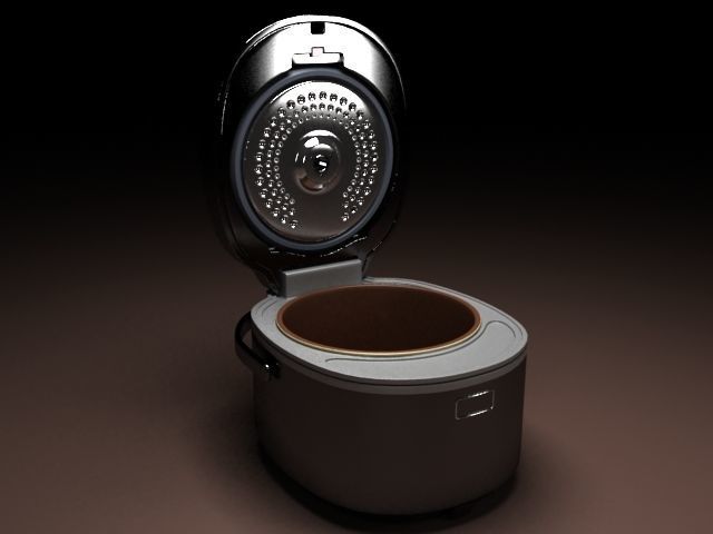 Steamer and Rice Cooker 5415 3D model | CGTrader