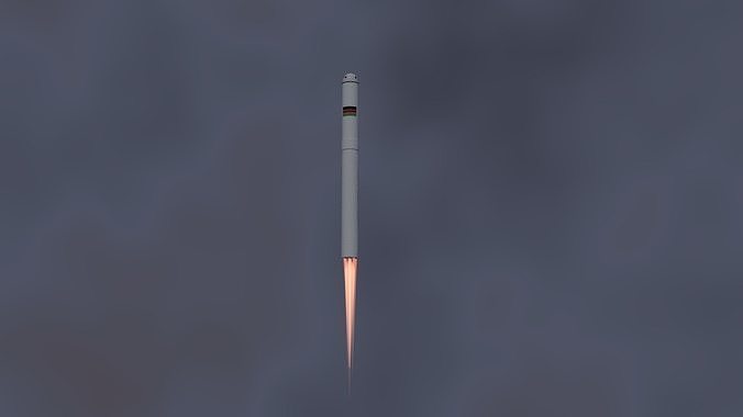 3D model Low poly rocket VR / AR / low-poly | CGTrader