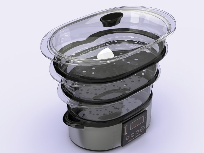 Food Steamer 1148 3D model | CGTrader
