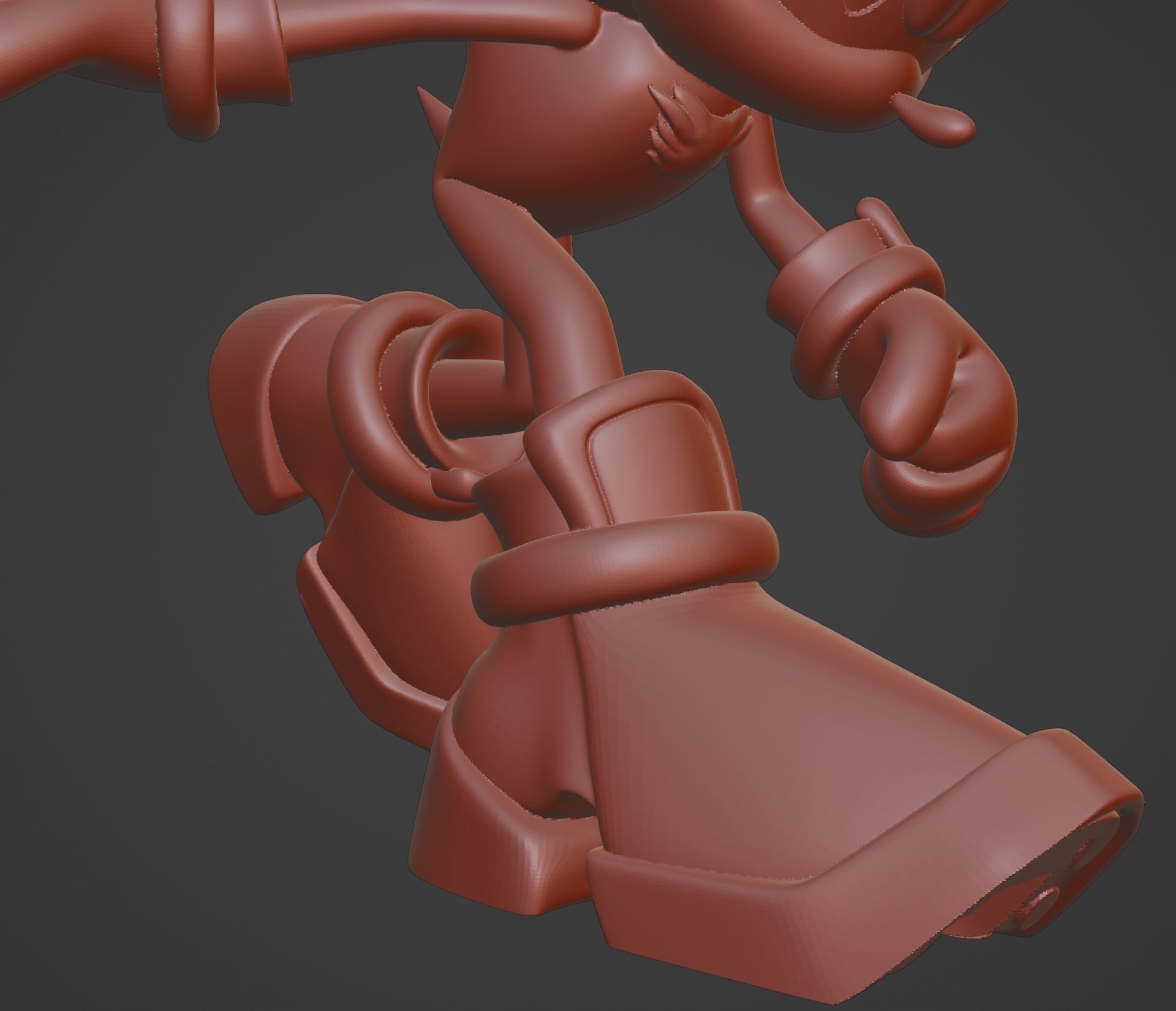 Shadow the Hedgehog 3D model 3D printable | CGTrader