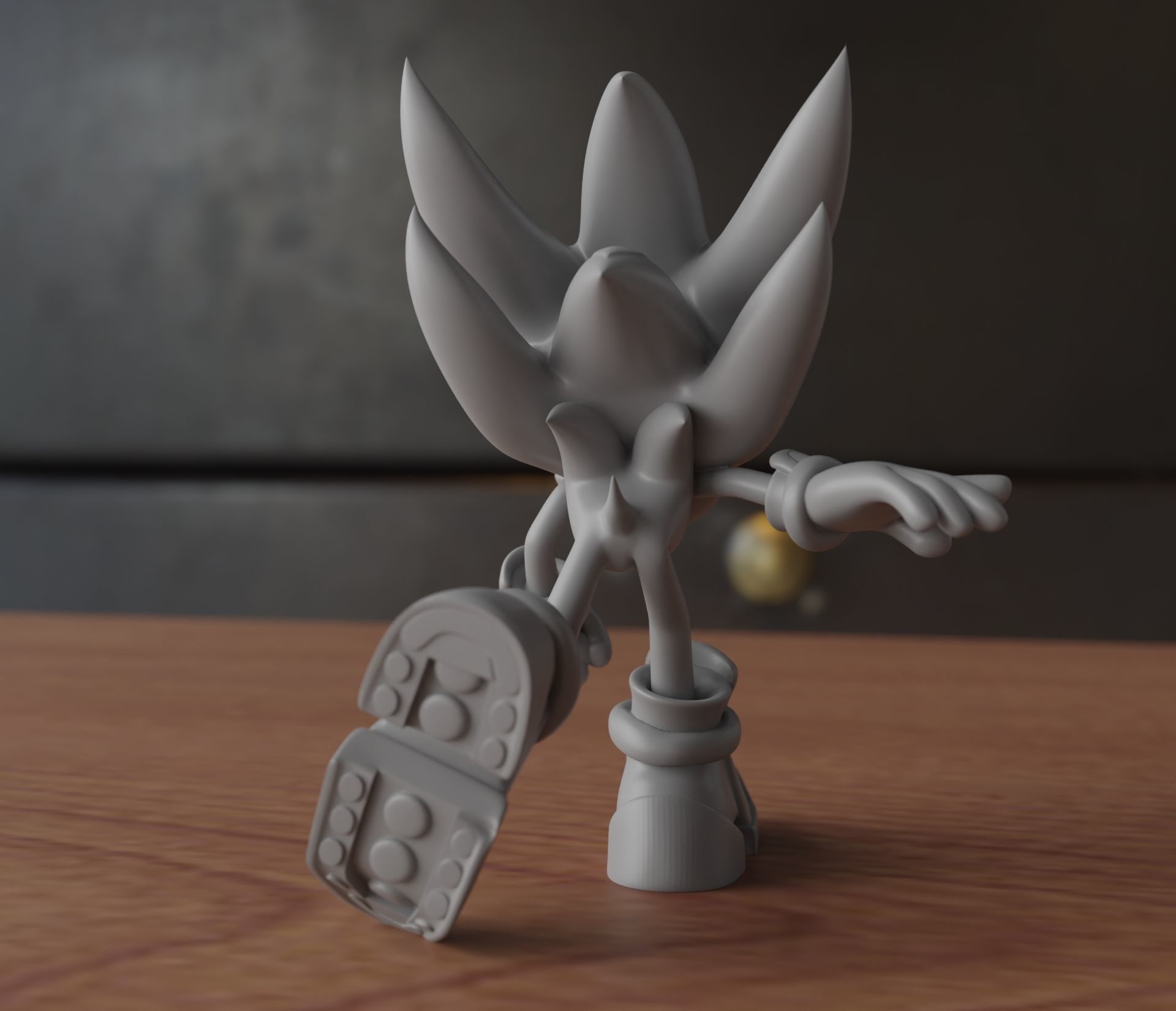 Shadow the Hedgehog 3D model 3D printable | CGTrader
