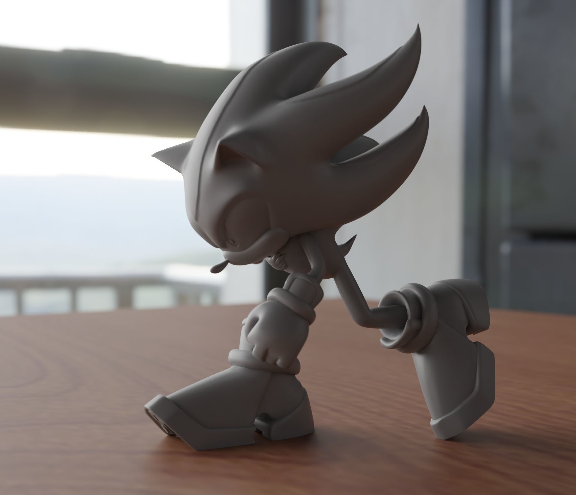 Shadow the Hedgehog 3D model 3D printable | CGTrader
