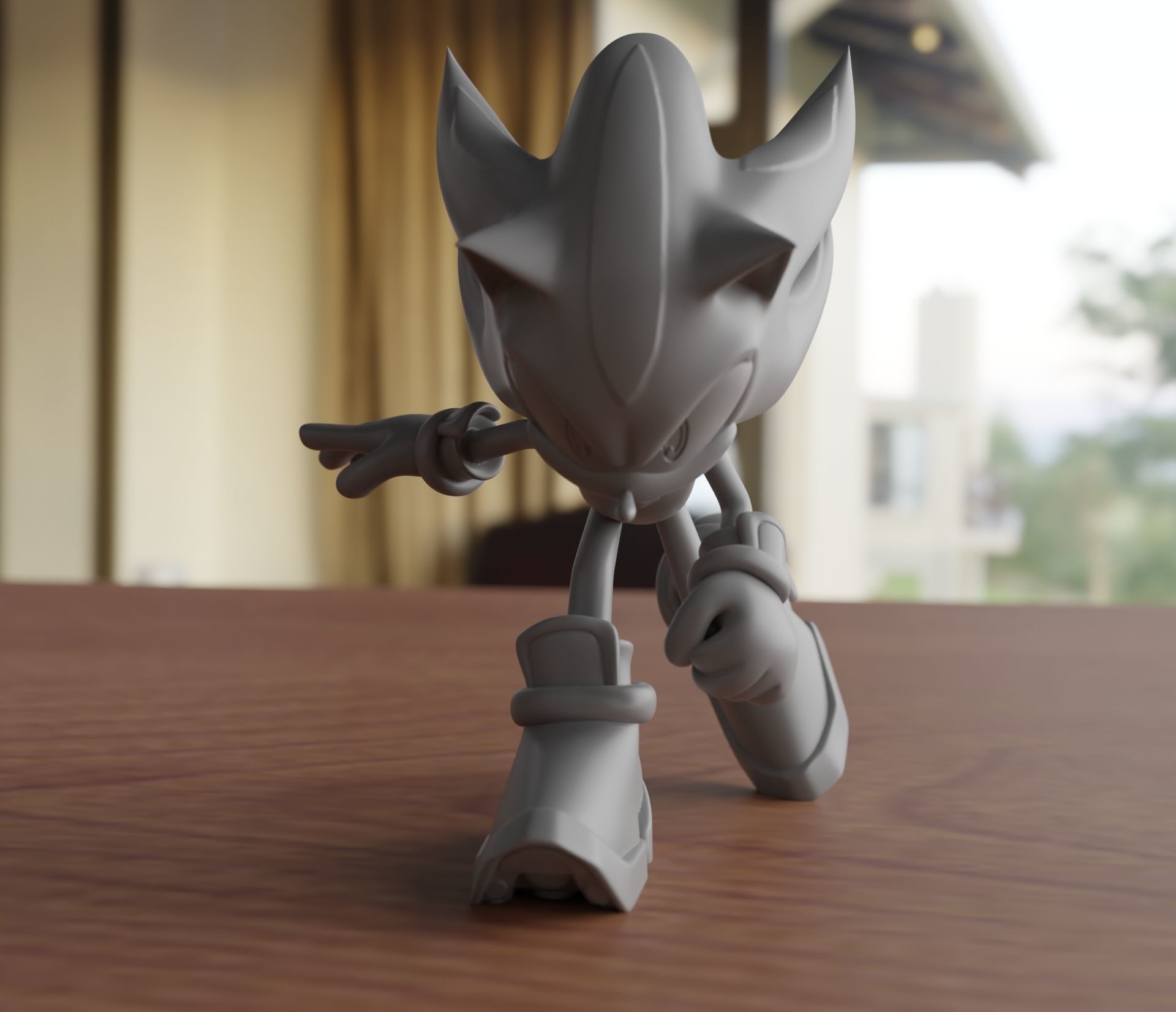 Shadow the Hedgehog 3D model 3D printable | CGTrader