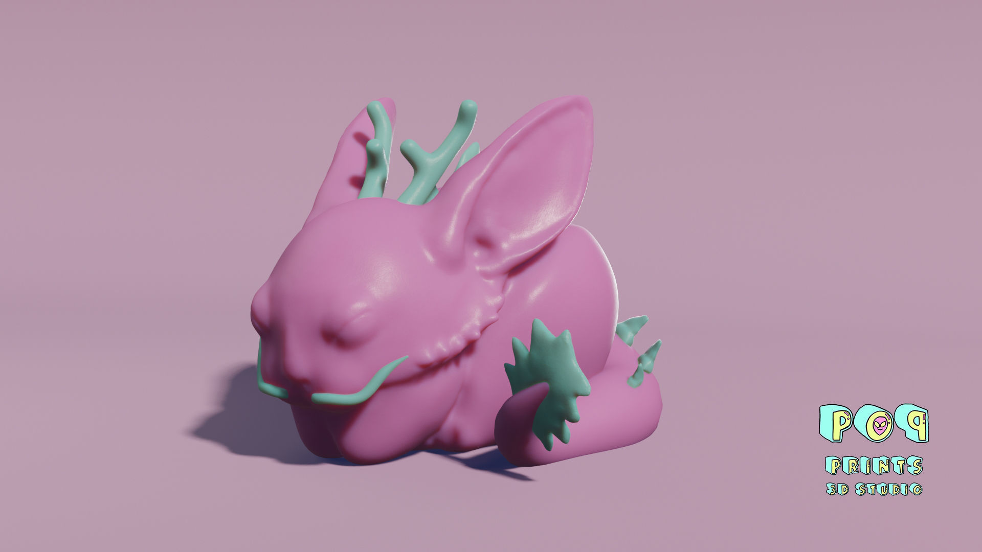 Rabbit Dragon 3D model | CGTrader