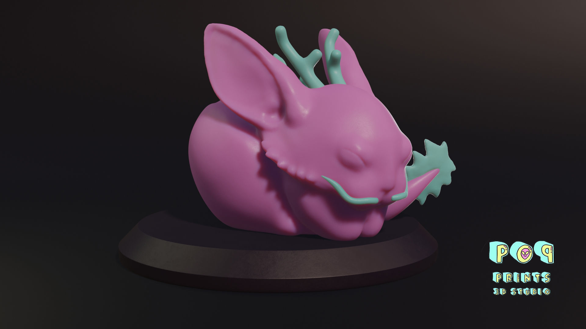 Rabbit Dragon 3D model | CGTrader