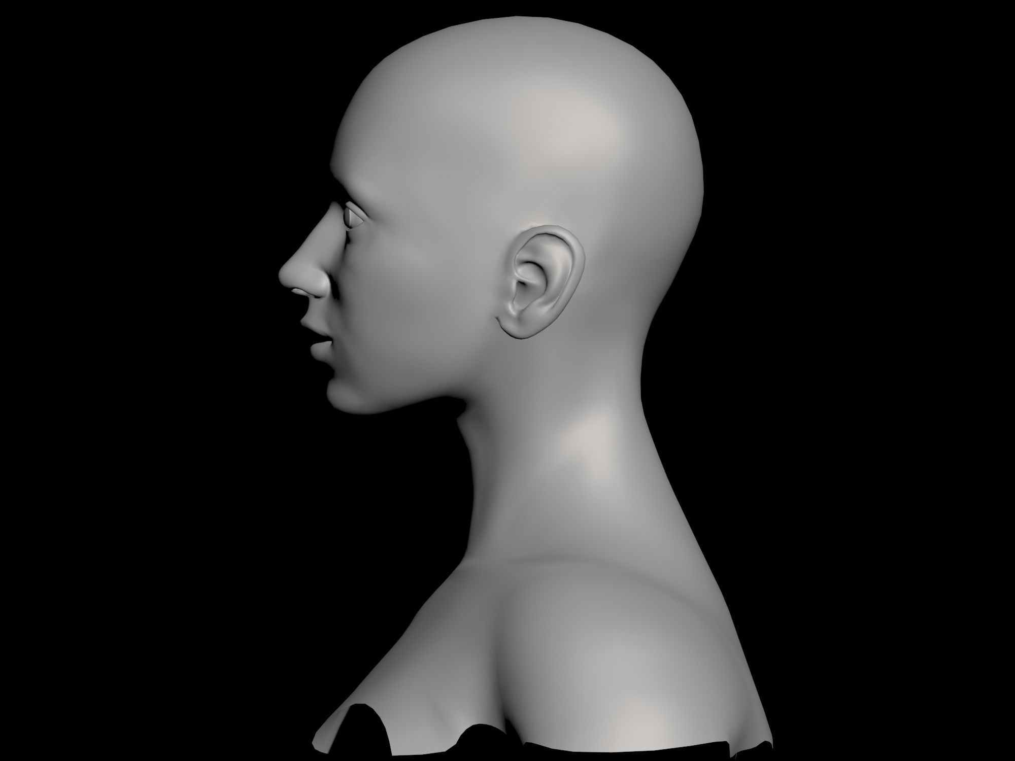 3D model Base mesh topology face VR / AR / low-poly | CGTrader