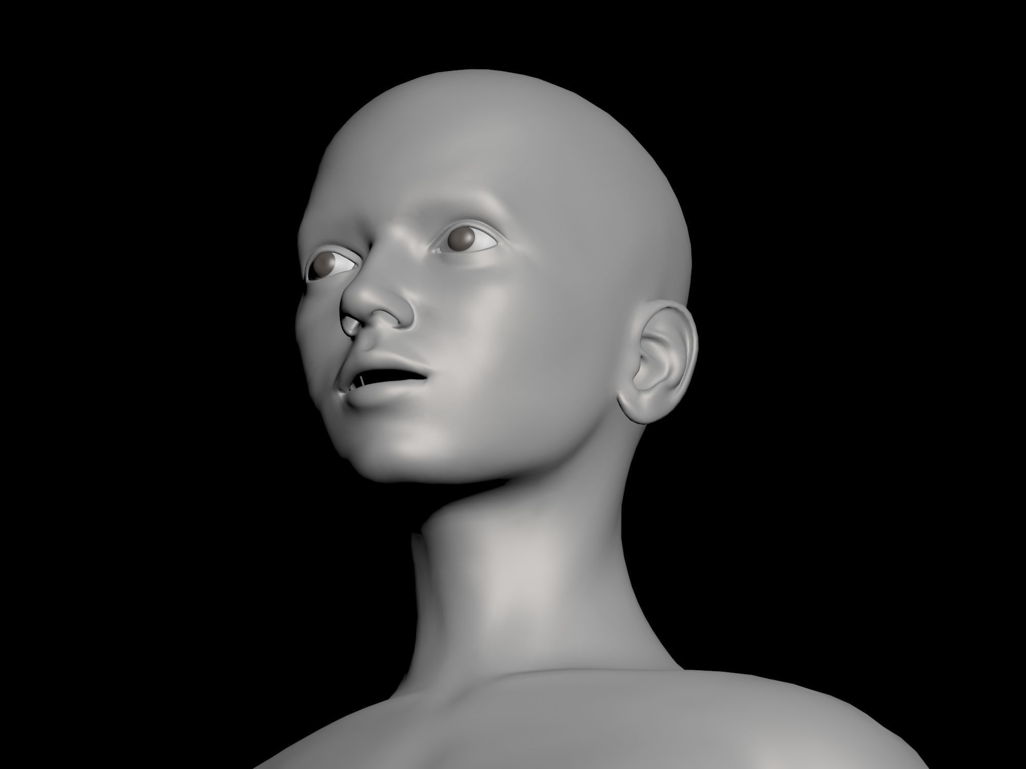 3D model Base mesh topology face VR / AR / low-poly | CGTrader
