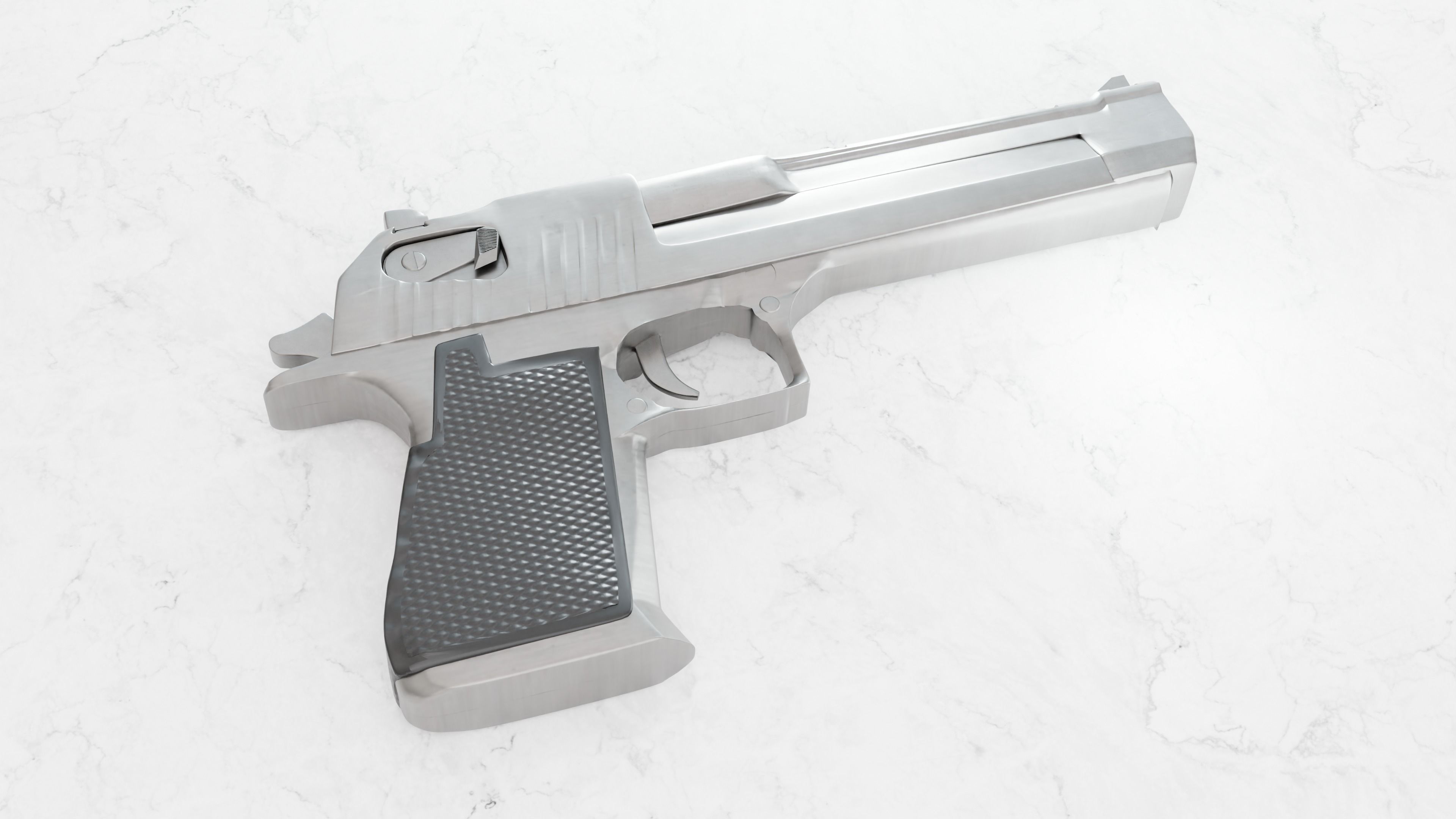 50 Cal Desert Eagle Free 3D Gun Model free 3D model rigged | CGTrader